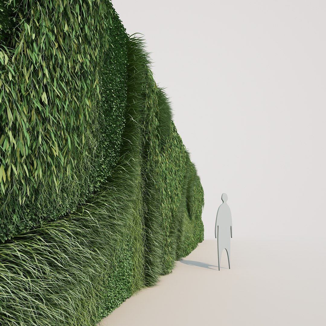 3d Vertical Garden Model