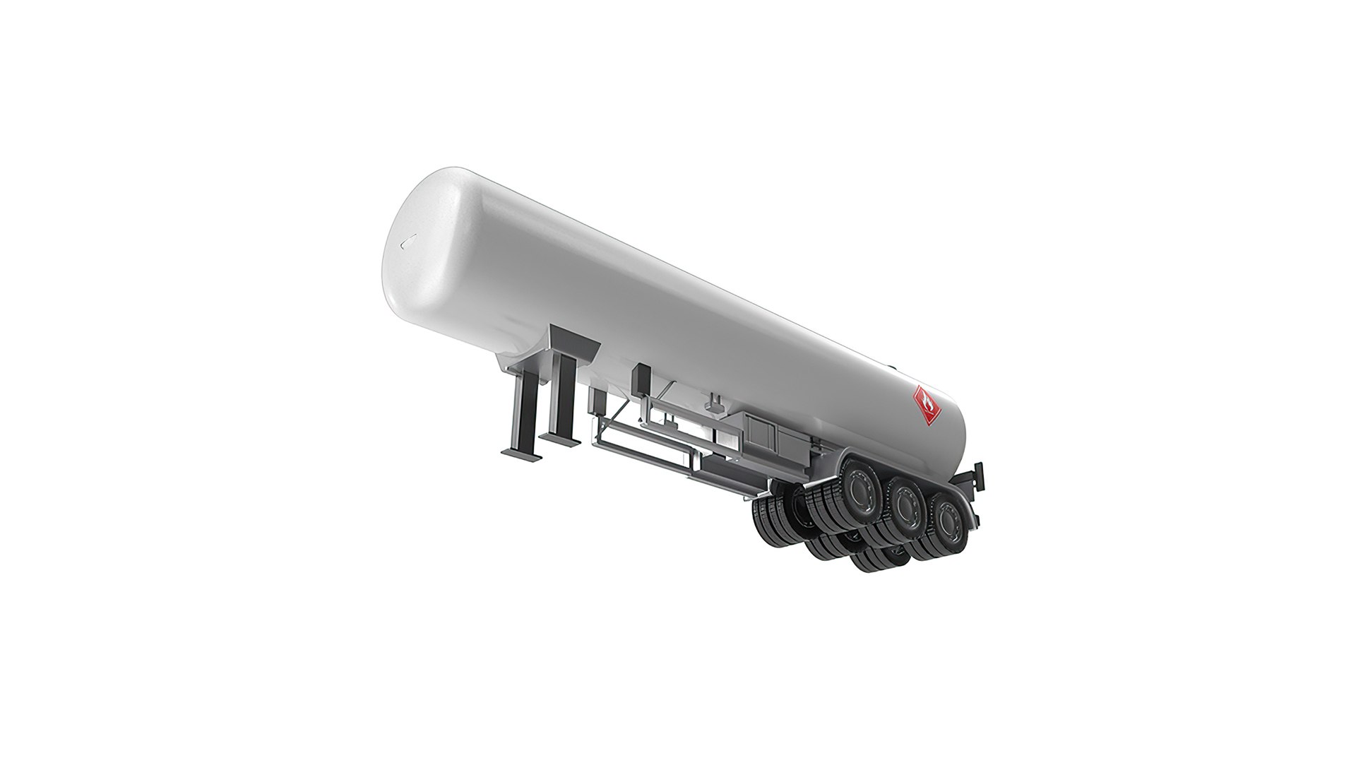 3D Tanker Trailer model - TurboSquid 2159797