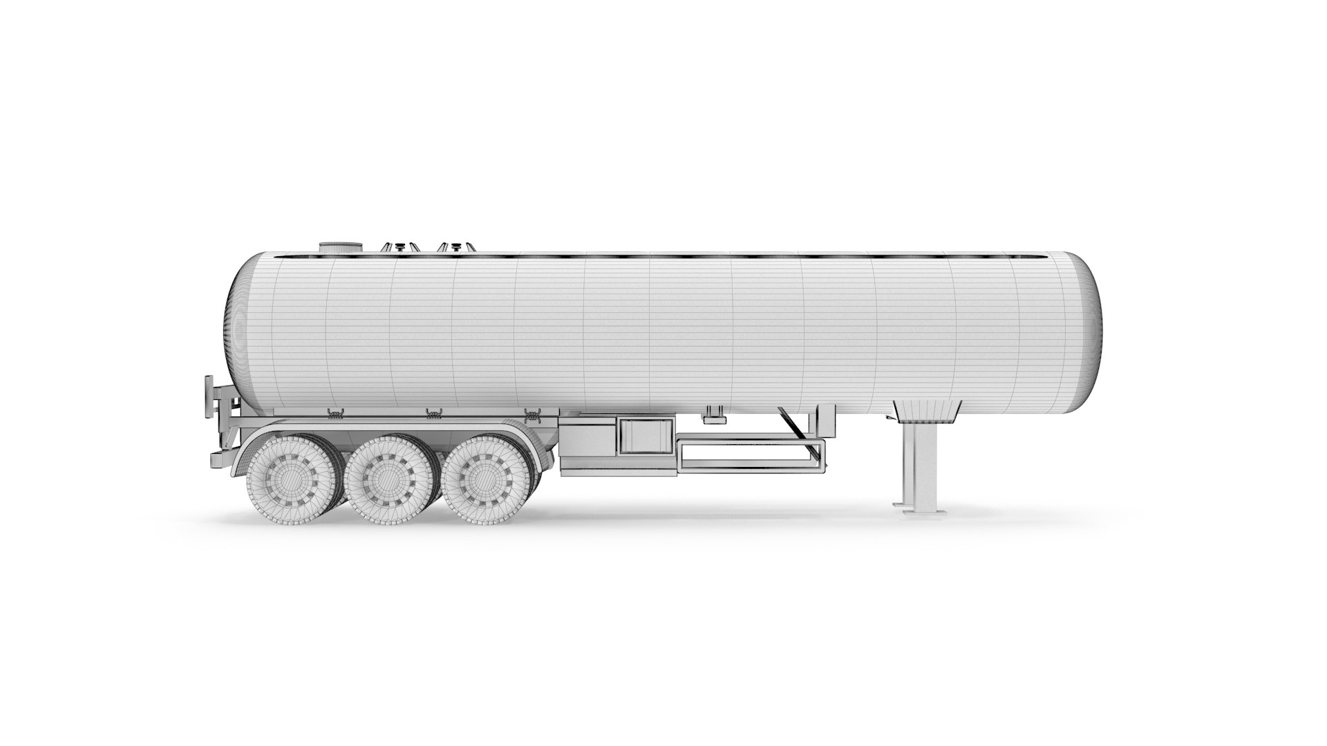 3D Tanker Trailer model - TurboSquid 2159797