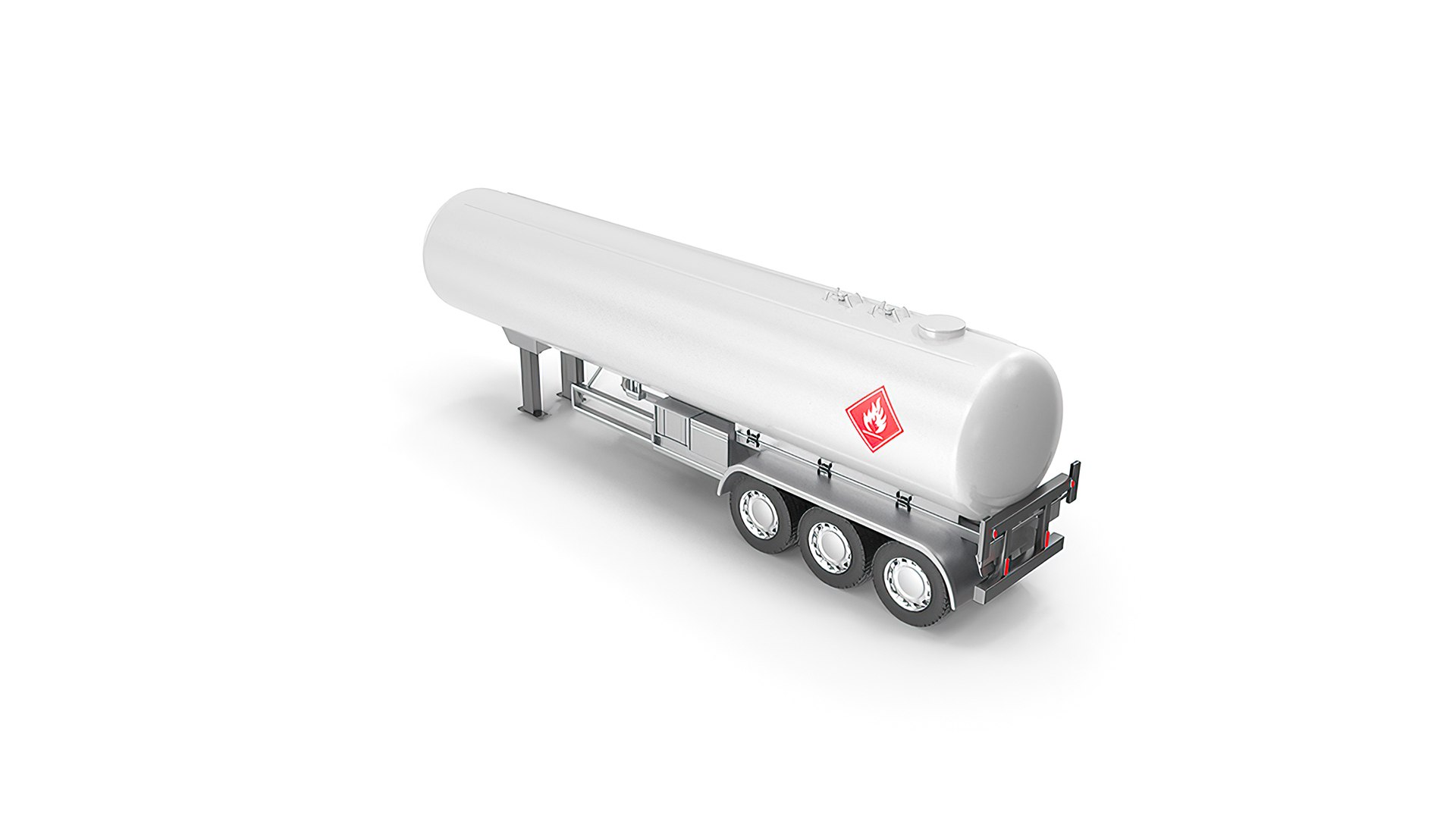 3D Tanker Trailer model - TurboSquid 2159797
