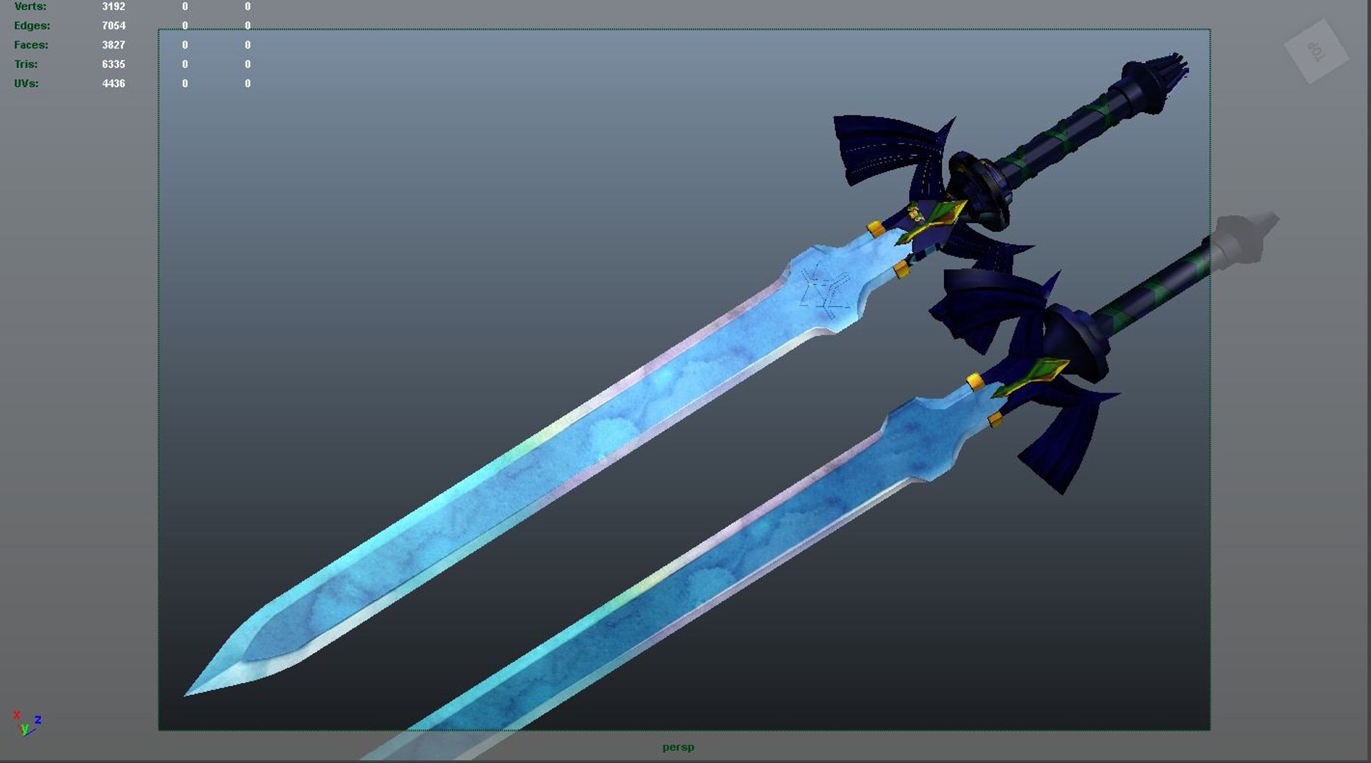 3d Model Of Master Sword