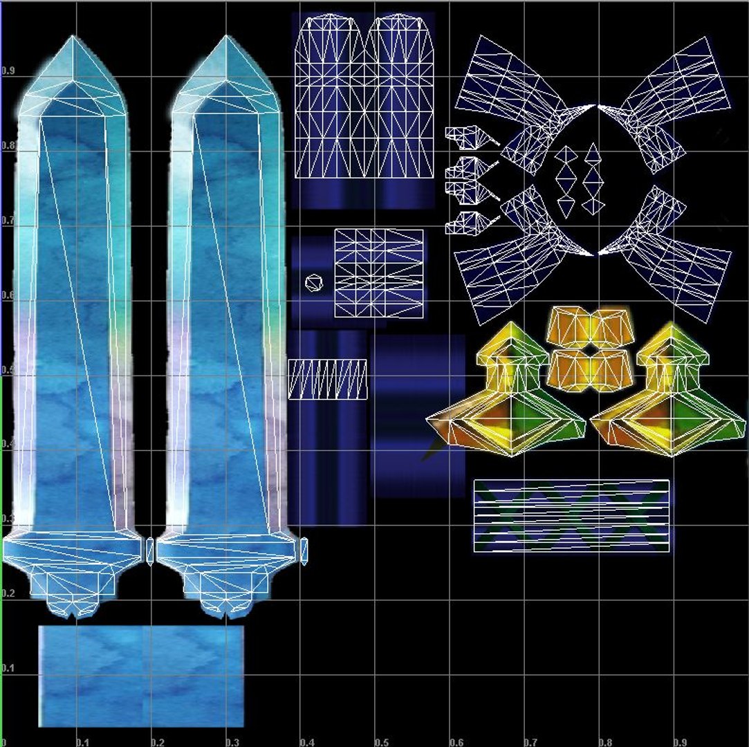 3d Model Of Master Sword