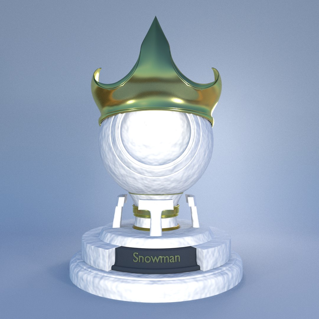 Free Snow Blender 3D Model - TurboSquid 1196639