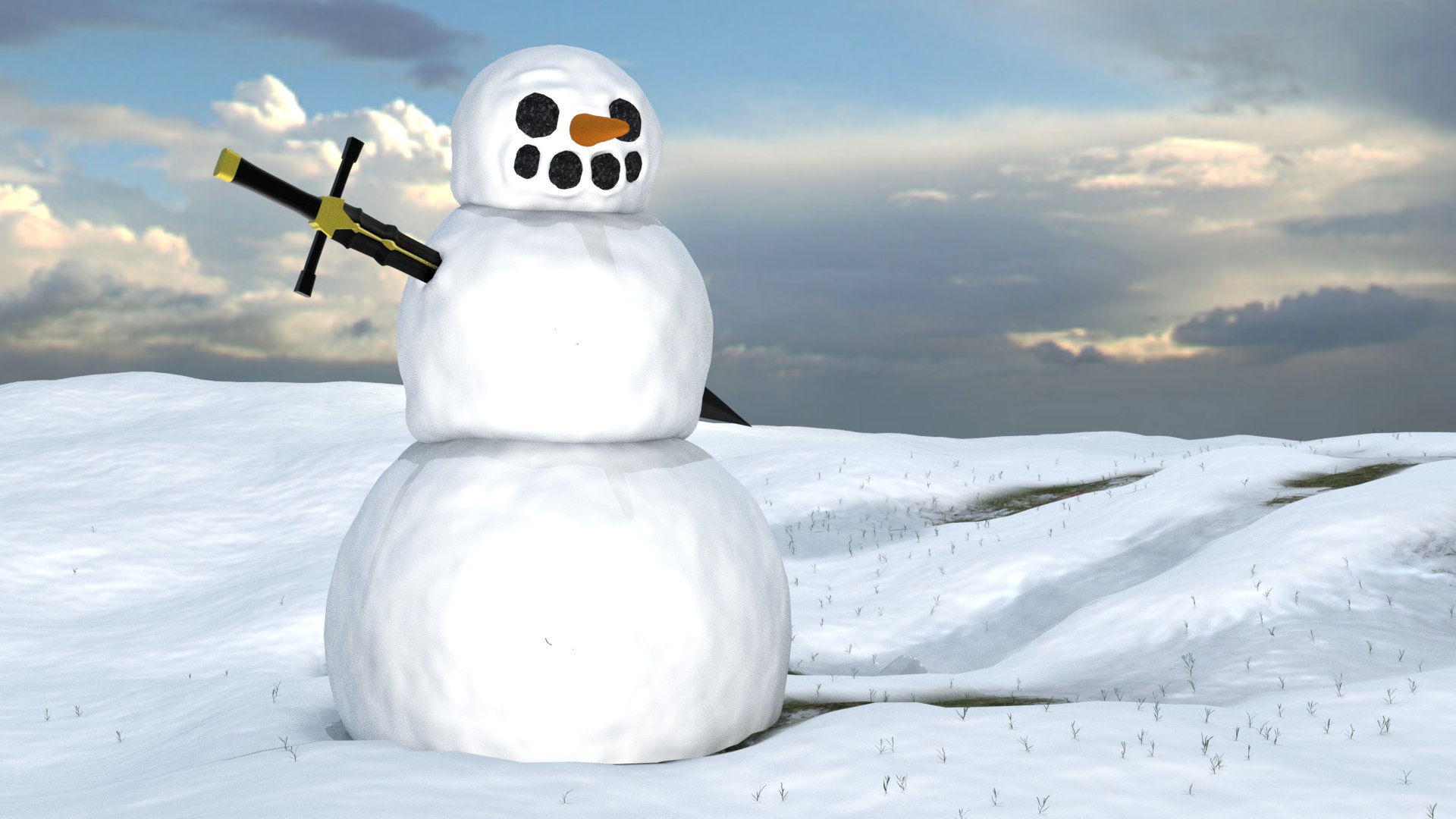 Free Snow Blender 3D Model - TurboSquid 1196639