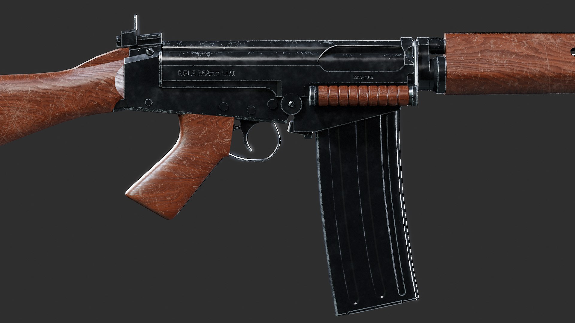 L1A1 Rifle 3D Model - TurboSquid 2264477