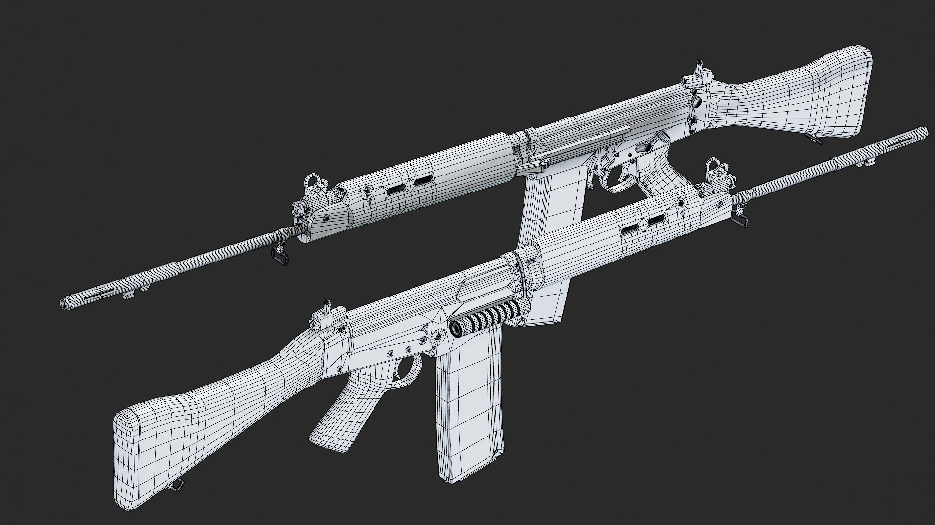 L1A1 Rifle 3D Model - TurboSquid 2264477