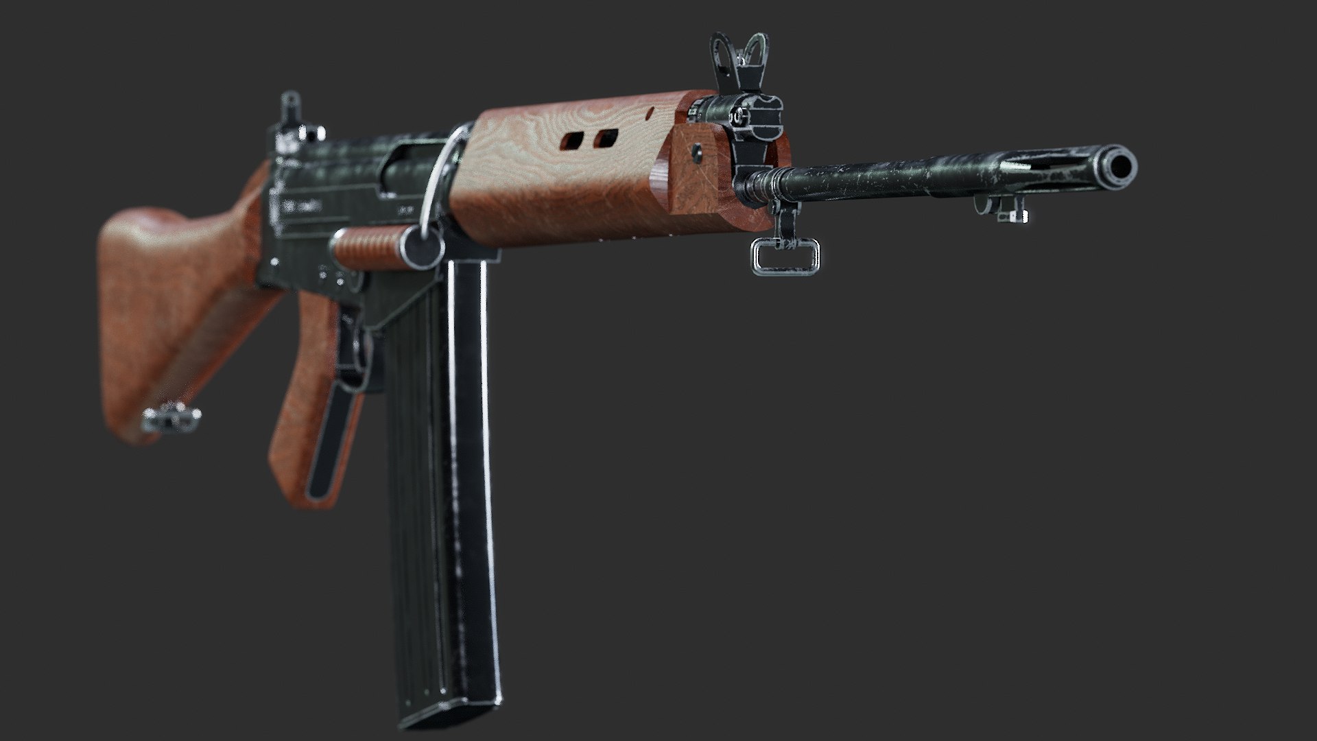 L1A1 Rifle 3D Model - TurboSquid 2264477