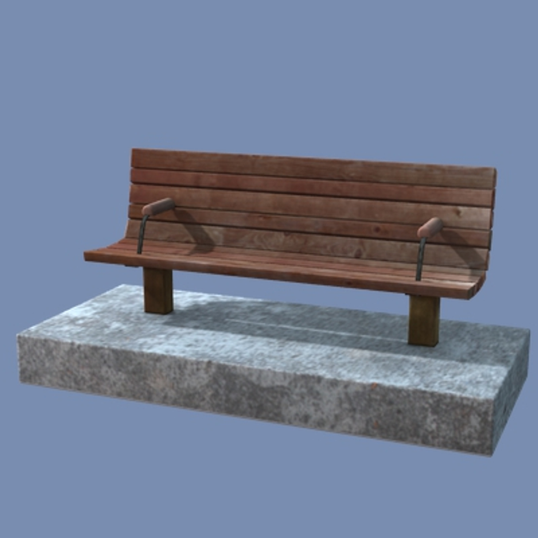 Path Bench 3d Model