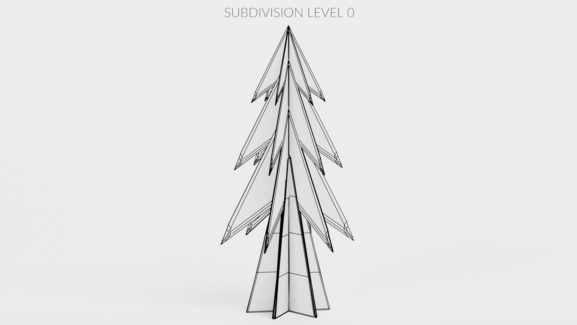 Paper Tree 04 3D Model - TurboSquid 2184840