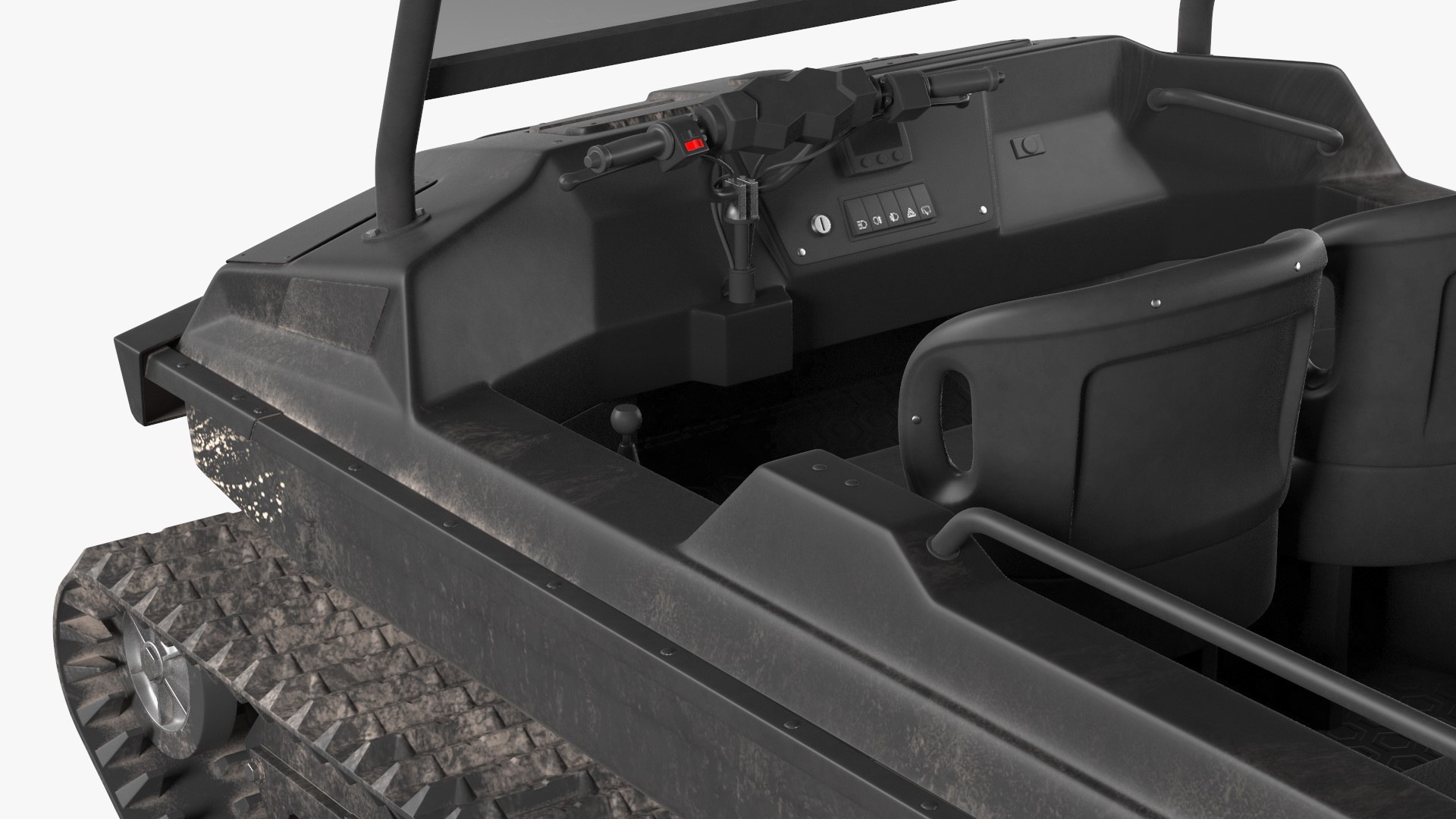 Old ATV Track Vehicle Rigged 3D model - TurboSquid 2003396