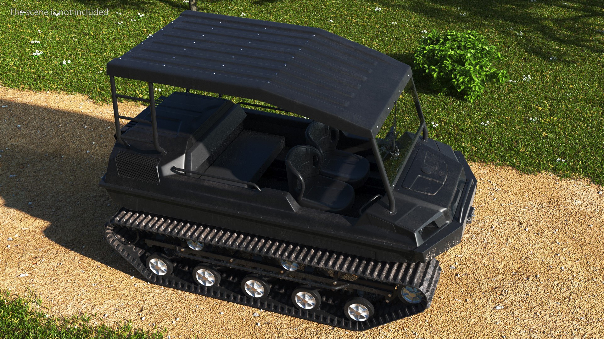 Old ATV Track Vehicle Rigged 3D model - TurboSquid 2003396
