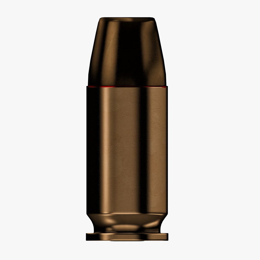 3d Model 45 Bullet