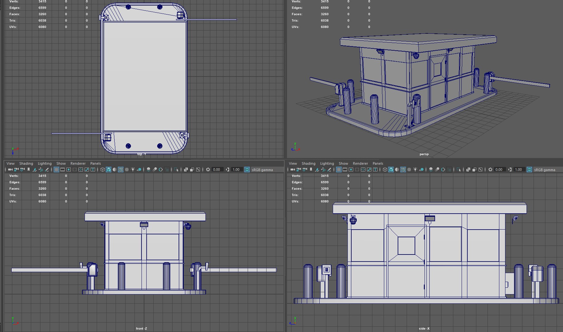 Guard Shack Model - TurboSquid 2054151