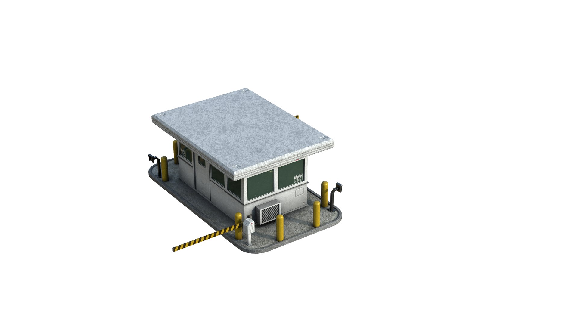 Guard Shack Model - TurboSquid 2054151