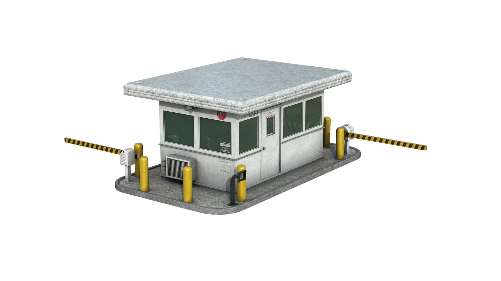Guard Shack Model - TurboSquid 2054151