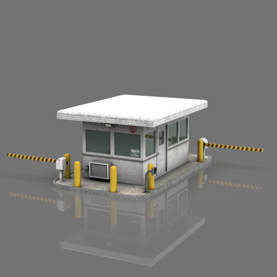 Guard Shack Model - TurboSquid 2054151