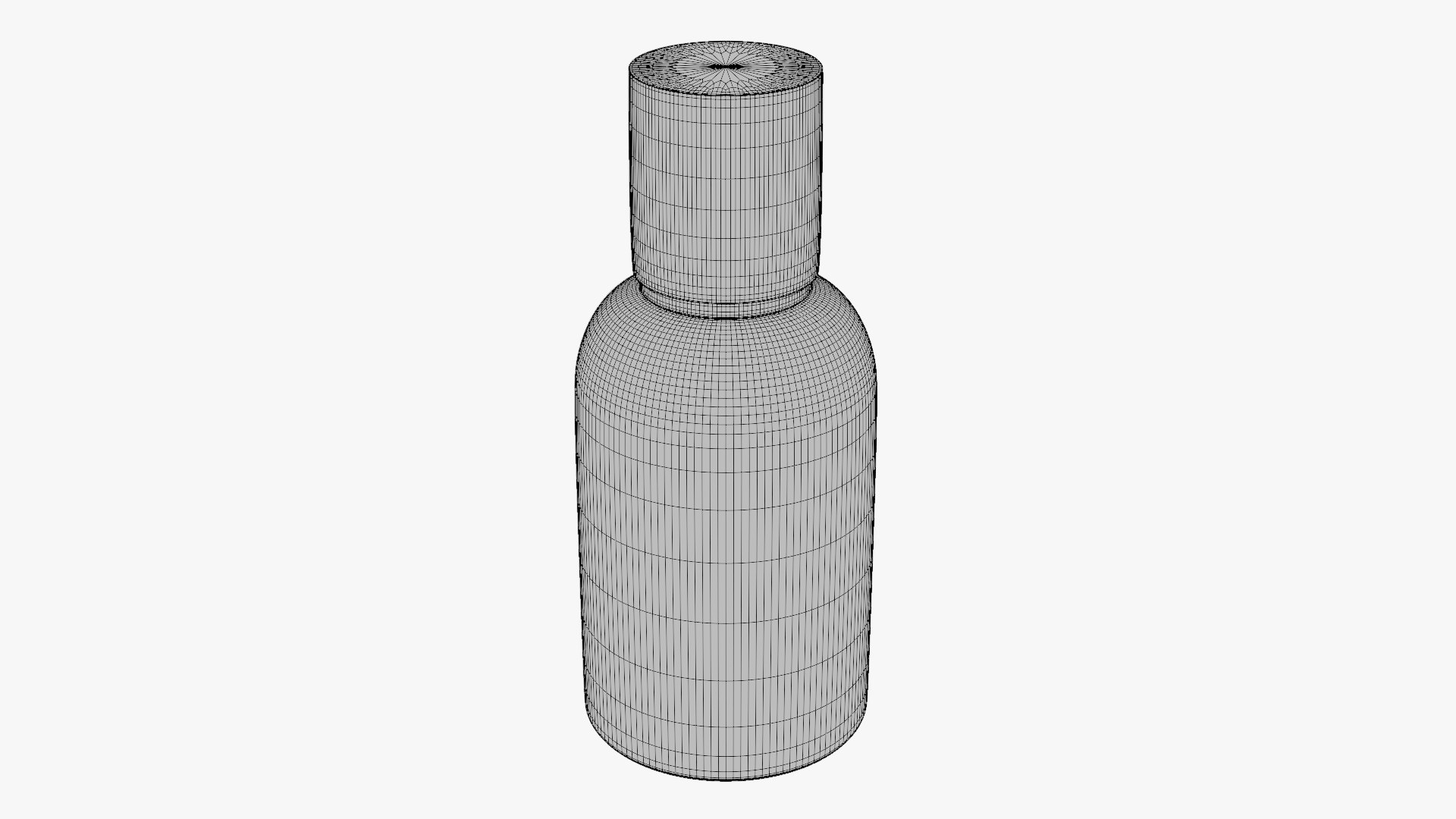 Basic Perfume Bottle - Geometry Only No Textures No Materials 3D Model ...