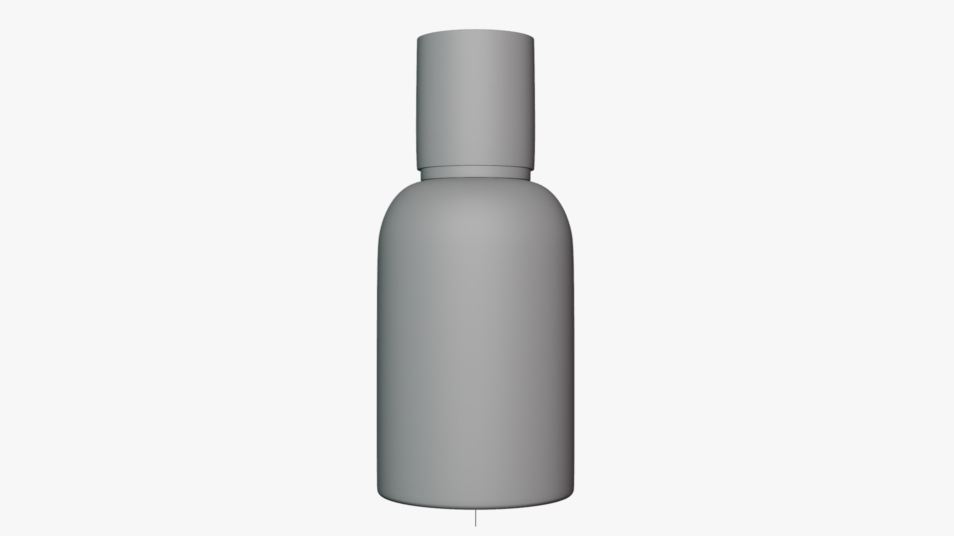 Basic Perfume Bottle - Geometry Only No Textures No Materials 3D Model ...