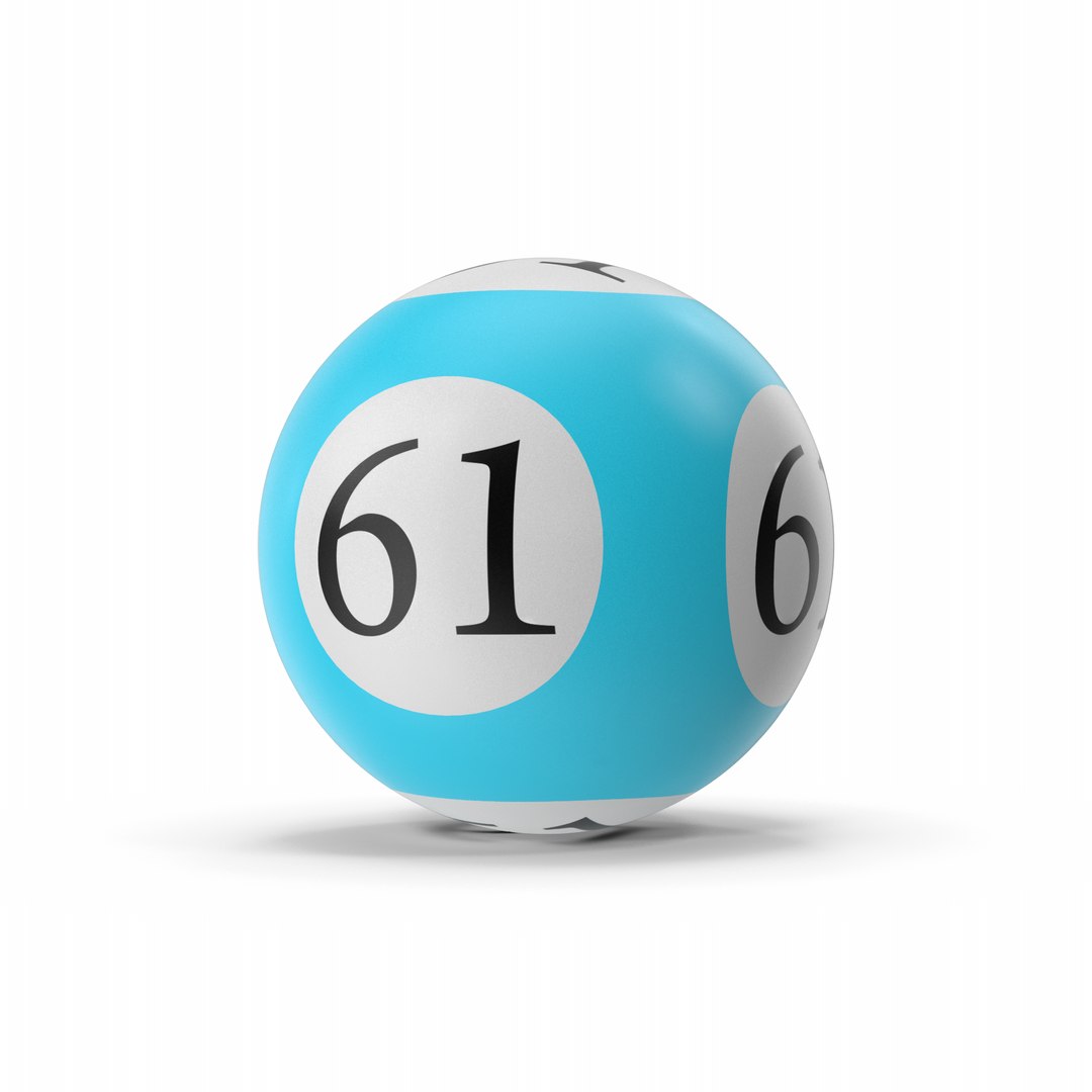 3D Bingo Ball 61 - TurboSquid 2417731