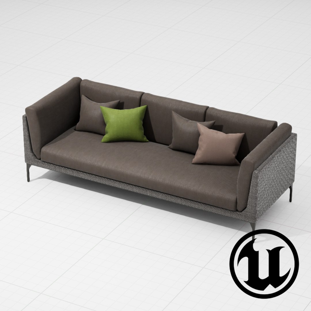 3d Model Dedon Mu Sofa Ue4