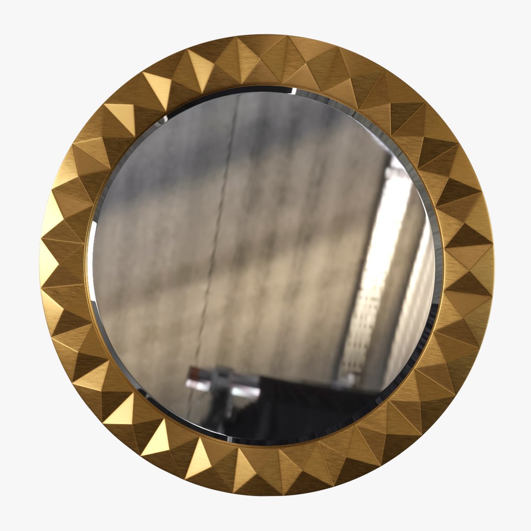 3D mirrors set 4 items - TurboSquid 1403321