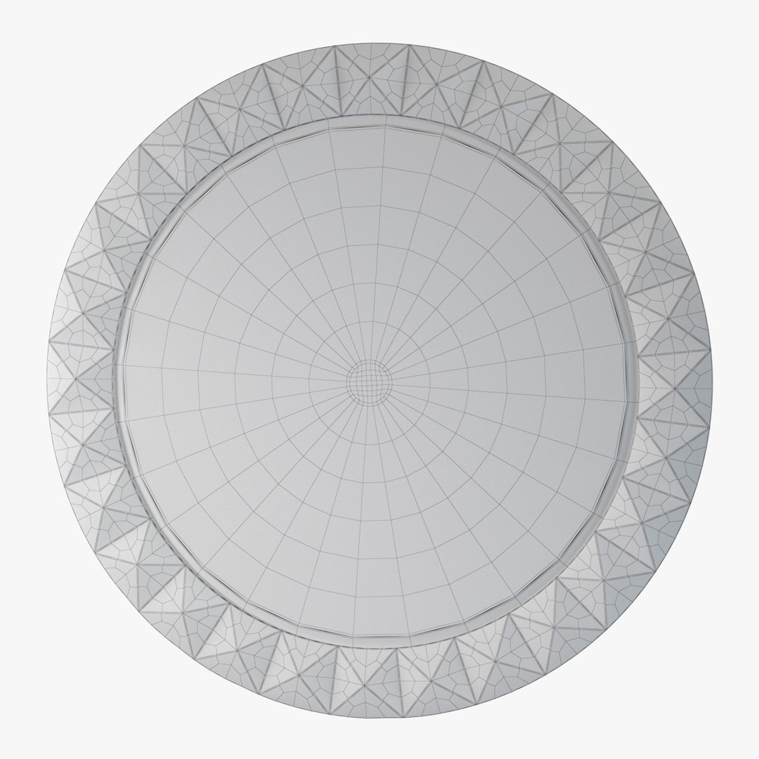 3D mirrors set 4 items - TurboSquid 1403321