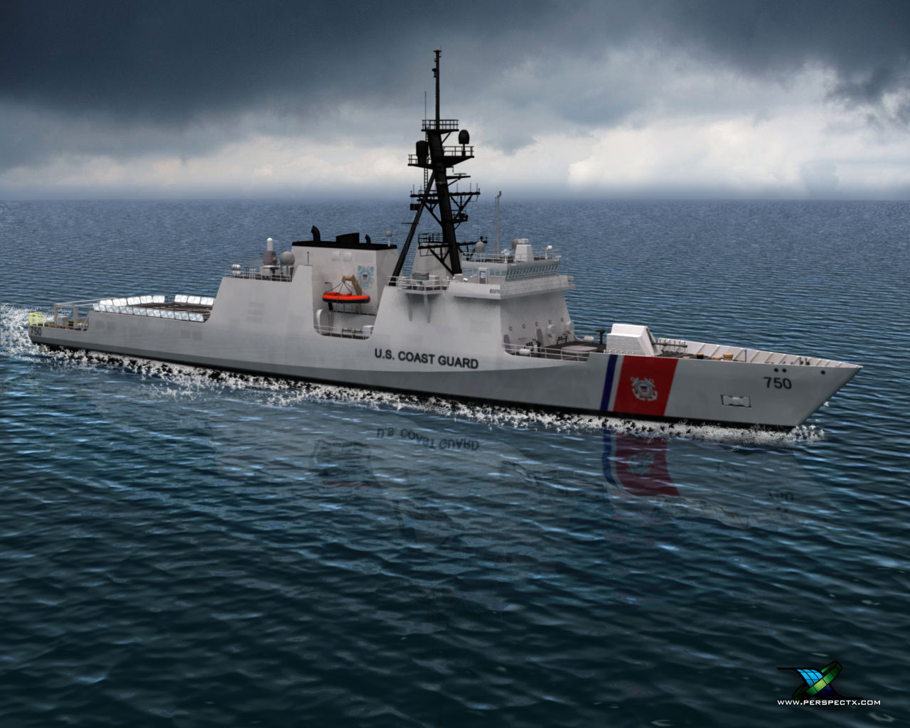 coast guard cutter ships 3d model