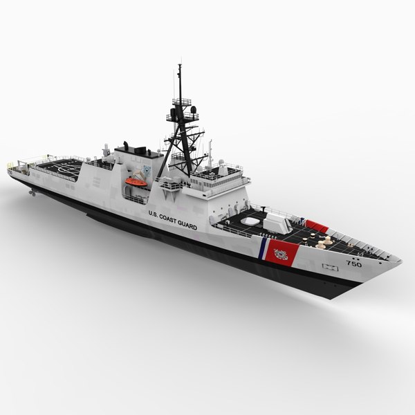 coast guard cutter ships 3d model