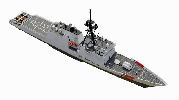 coast guard cutter ships 3d model
