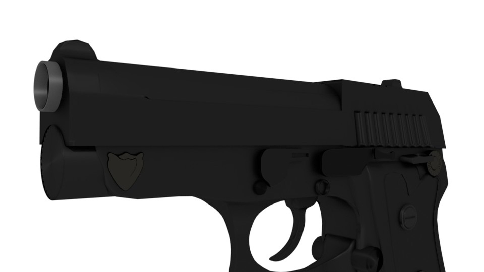 Pistol taurus 3D model - TurboSquid 1200960