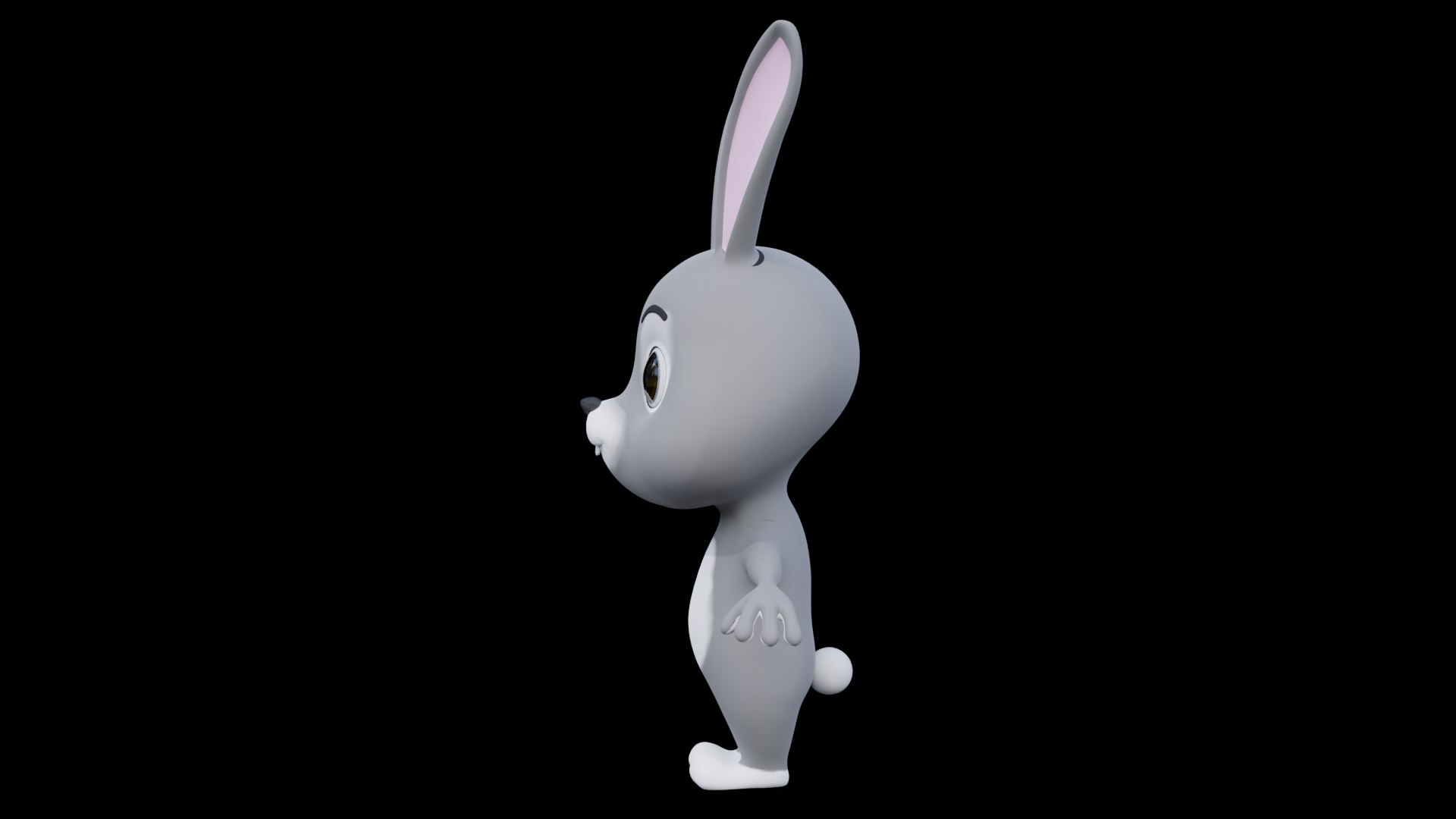3D Cartoon Rabbit Model - TurboSquid 1871896