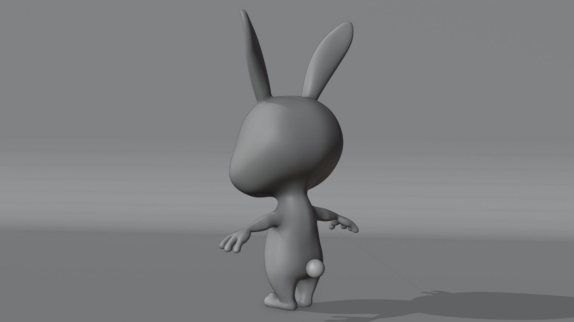 3D Cartoon Rabbit Model - TurboSquid 1871896