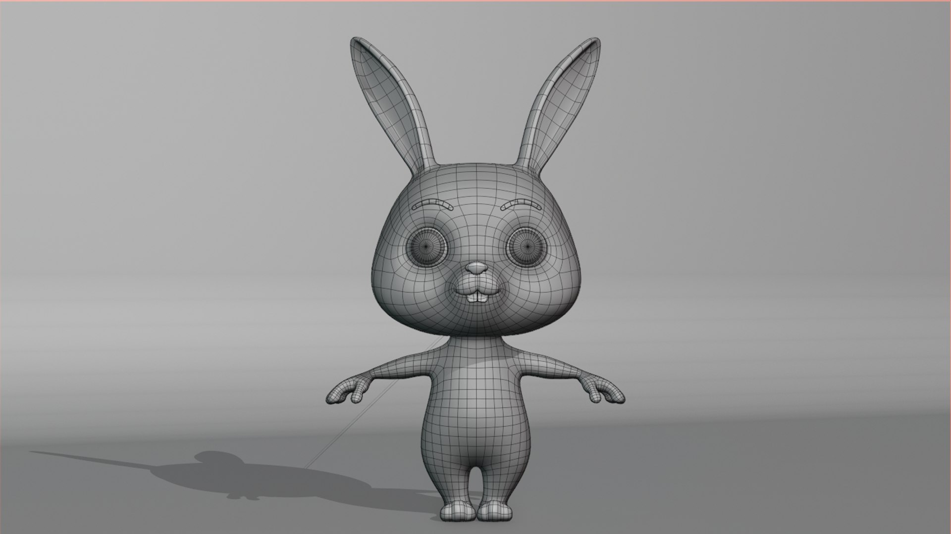 3D Cartoon Rabbit Model - TurboSquid 1871896