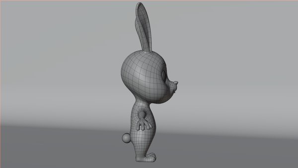 3D Cartoon Rabbit model - TurboSquid 1871896
