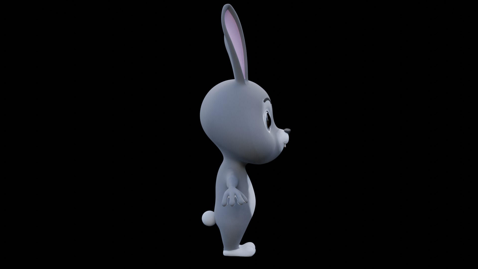 3D Cartoon Rabbit Model - TurboSquid 1871896