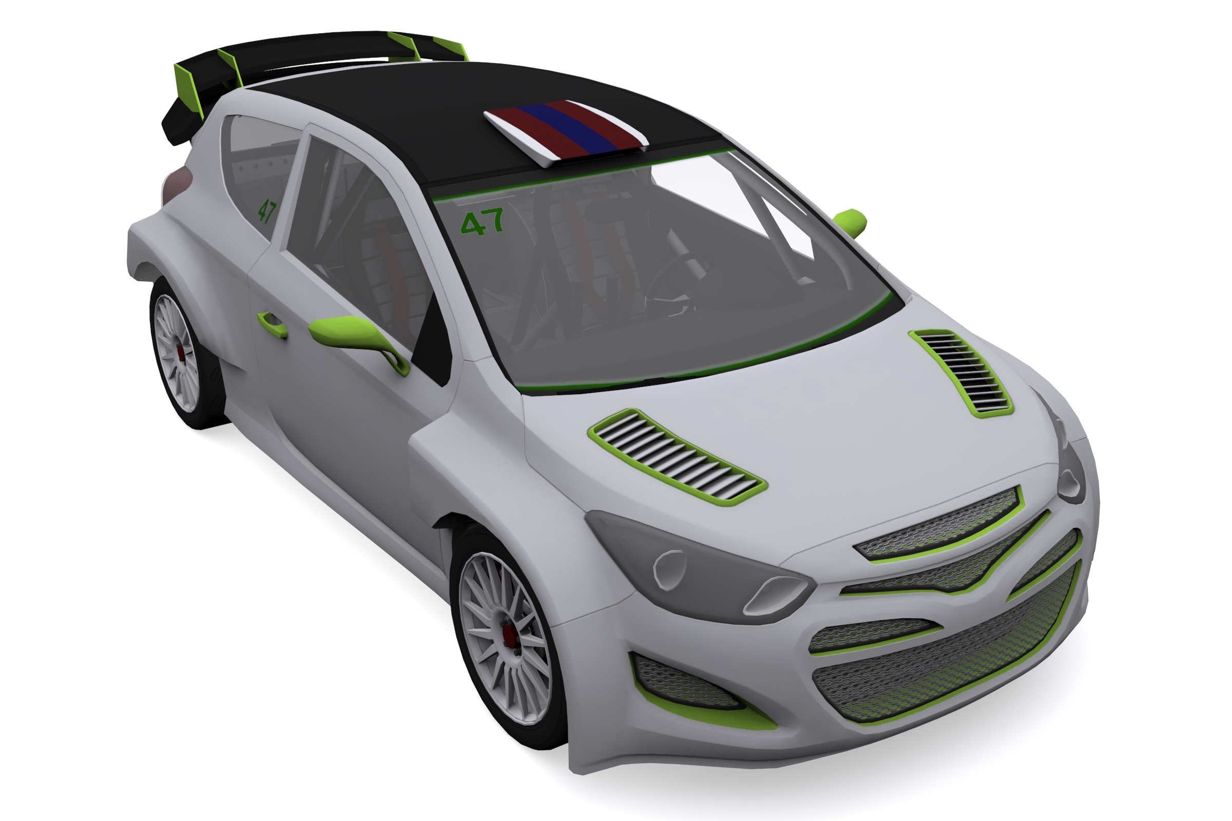 3D rally car v2 model - TurboSquid 1703479