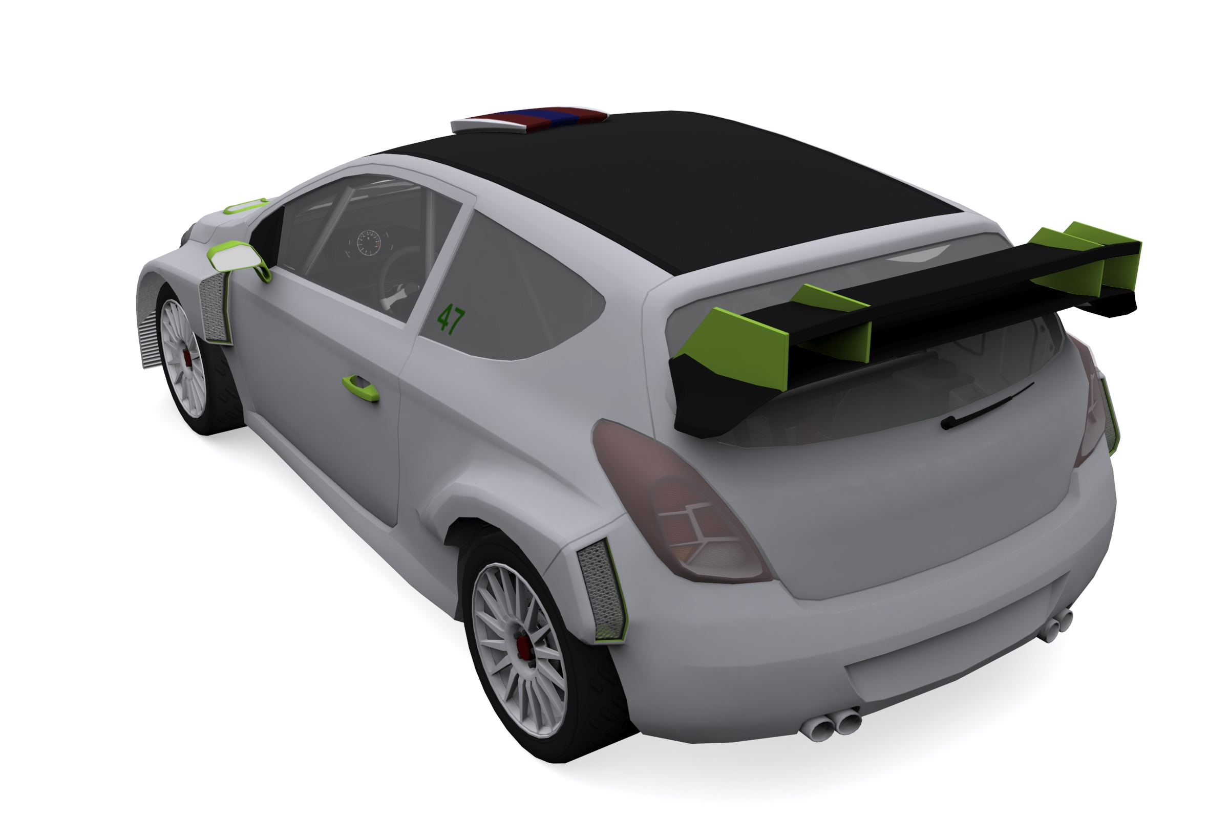 3D rally car v2 model - TurboSquid 1703479