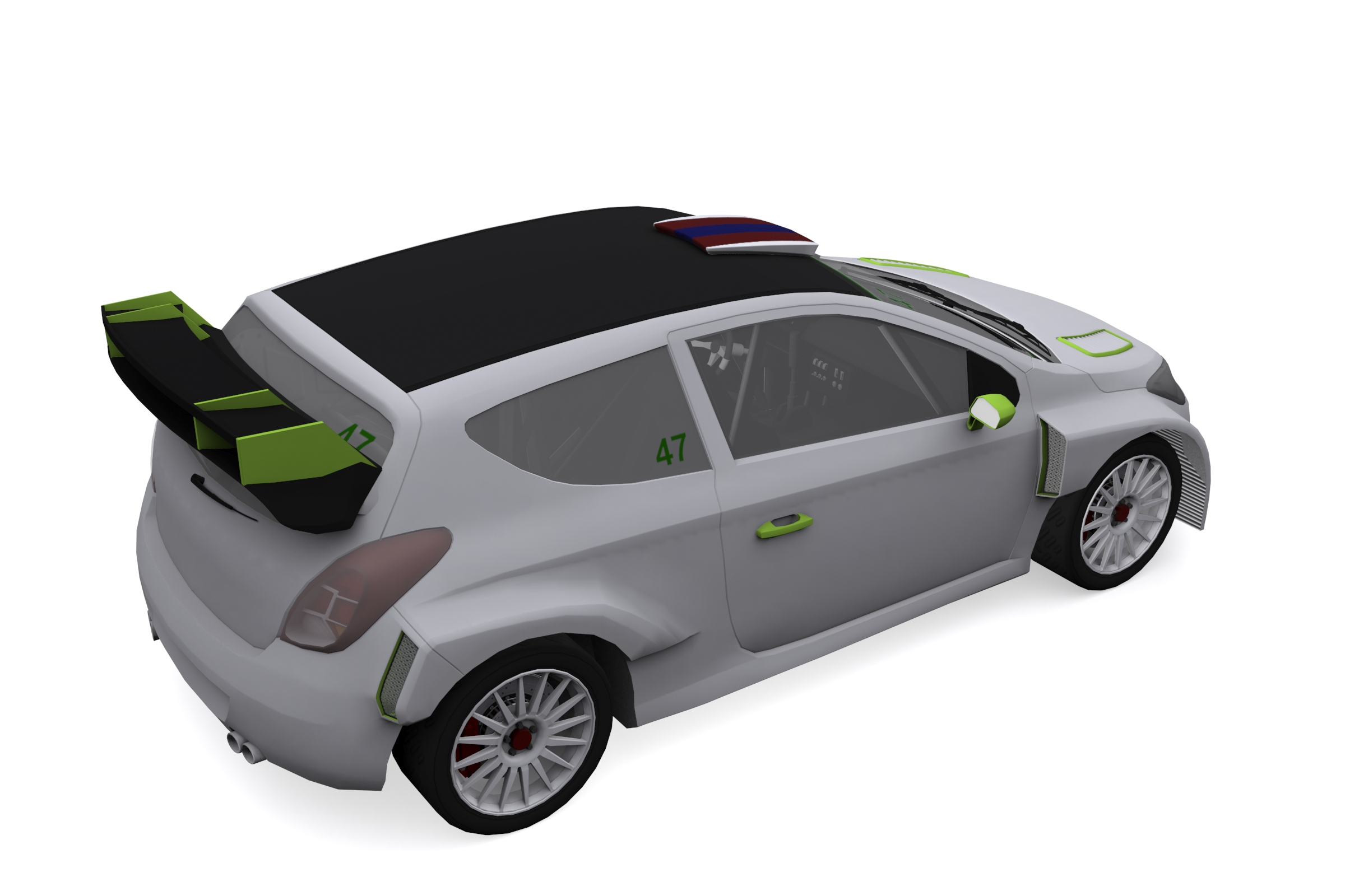 3D rally car v2 model - TurboSquid 1703479