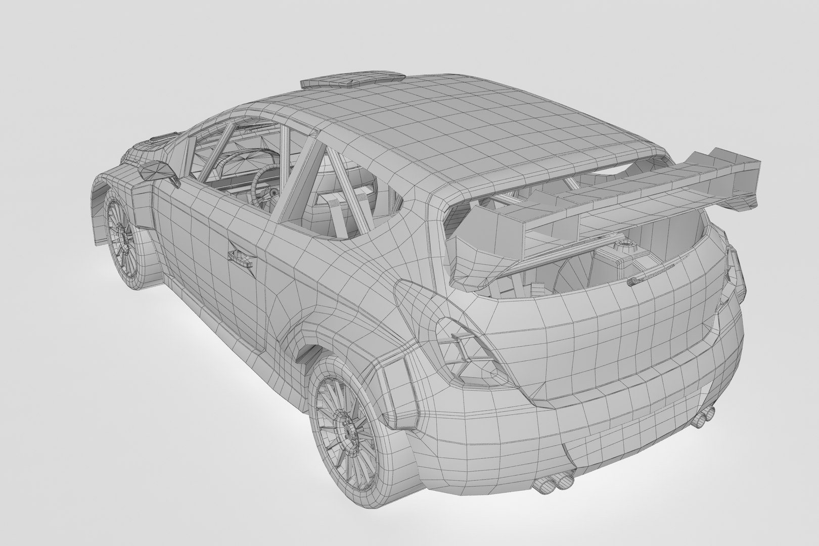 3D rally car v2 model - TurboSquid 1703479