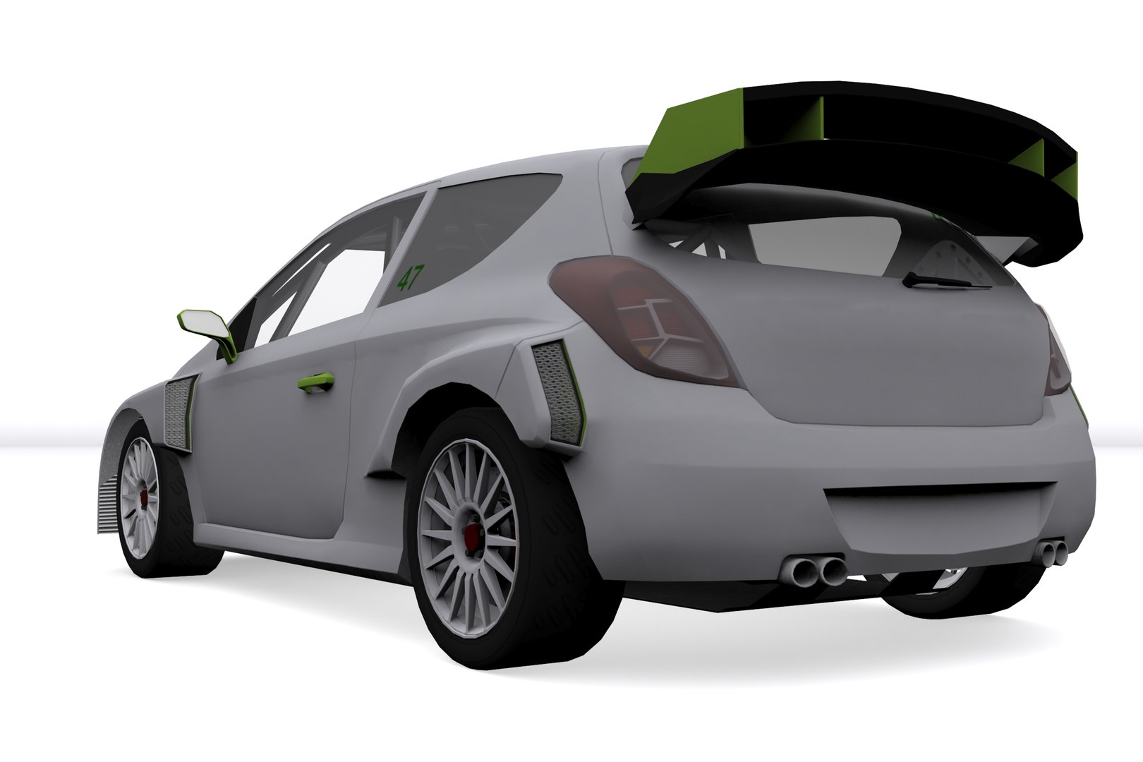 3D rally car v2 model - TurboSquid 1703479