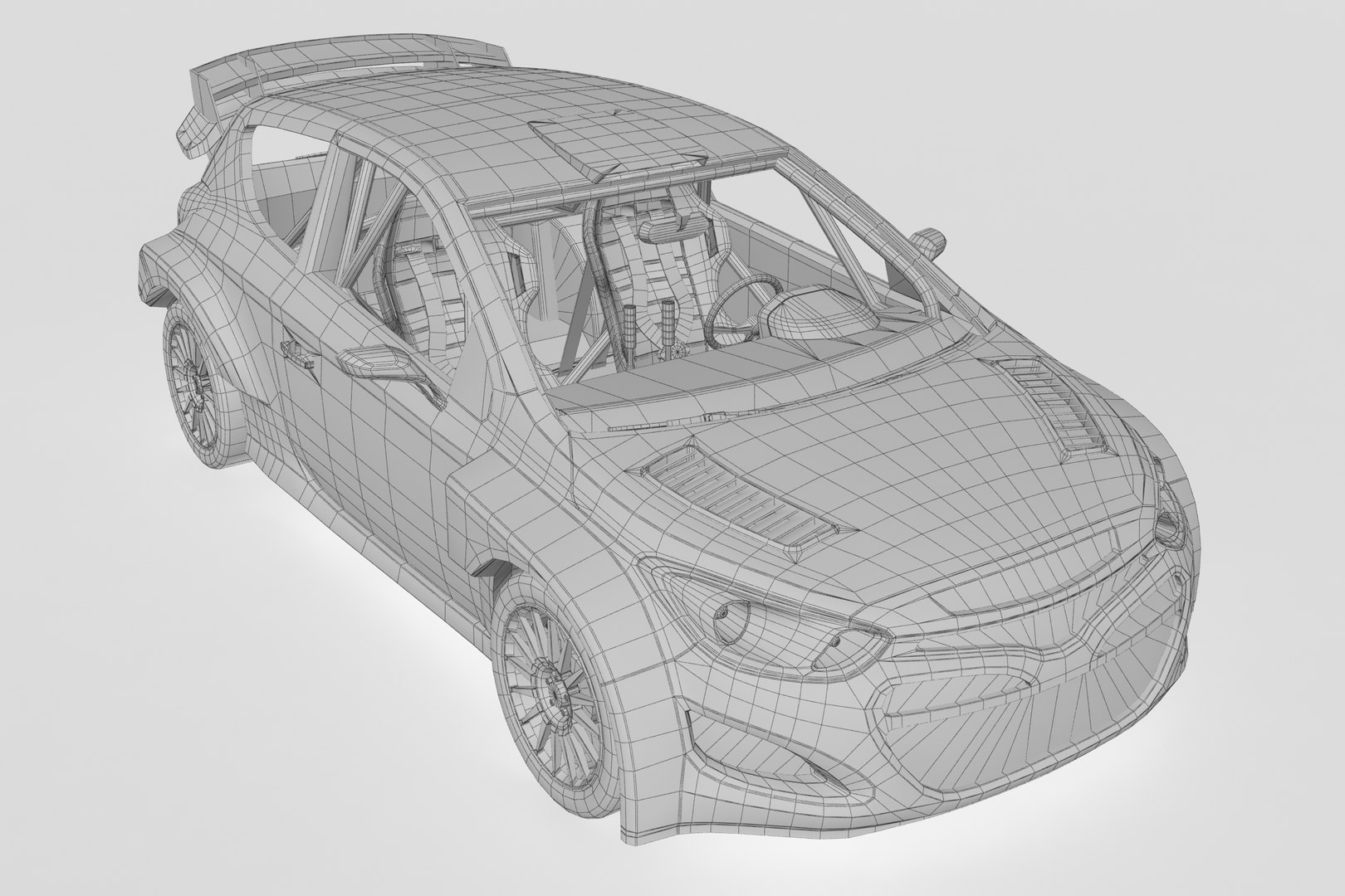 3D rally car v2 model - TurboSquid 1703479