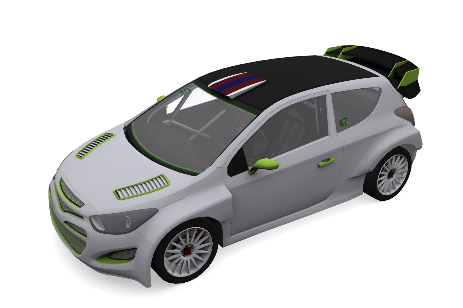 3D rally car v2 model - TurboSquid 1703479