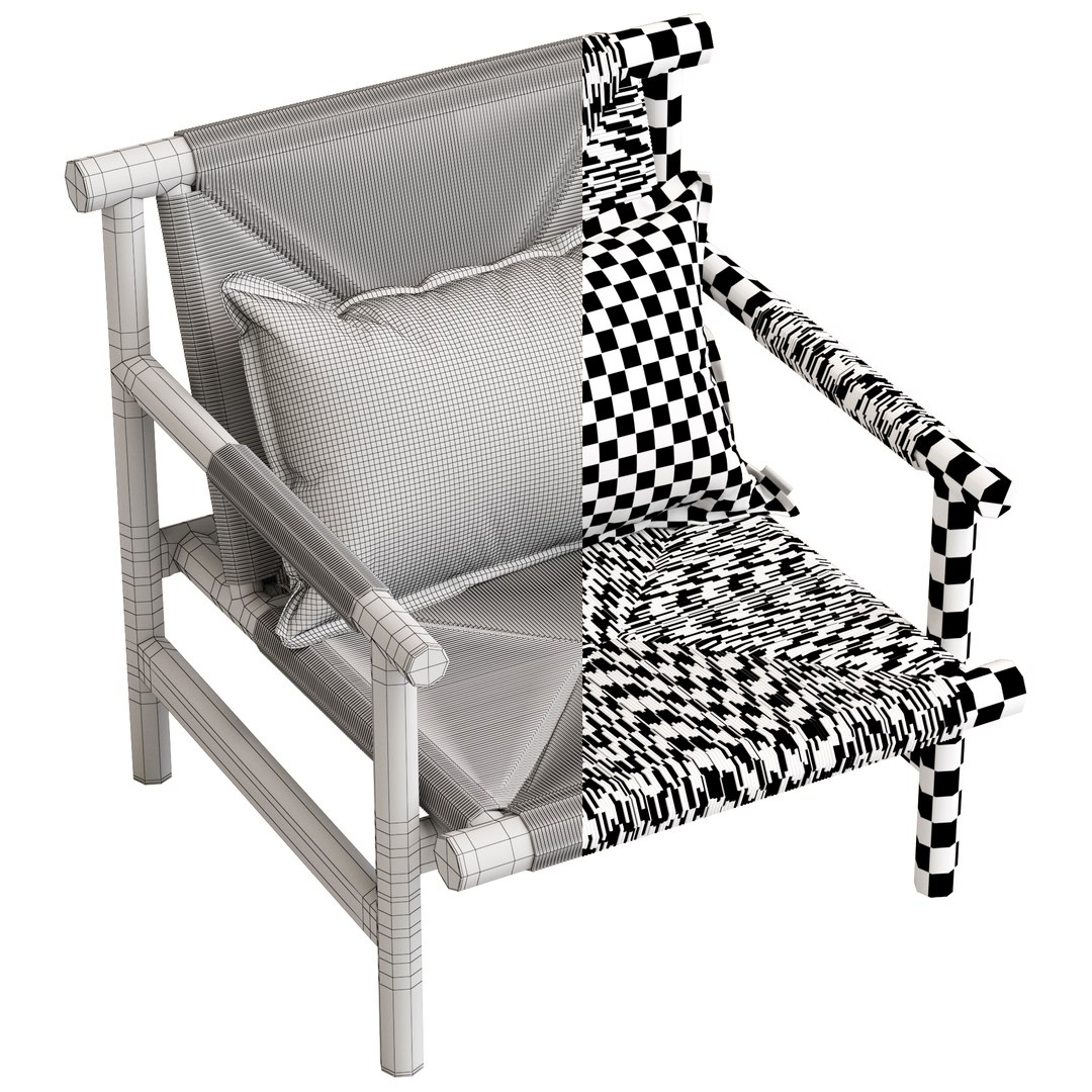 3D Coco Republic Sardinia Outdoor Chair - TurboSquid 2165540