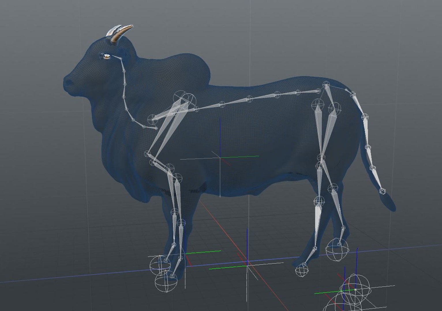 Cattle Animation 3D Model - TurboSquid 1496268