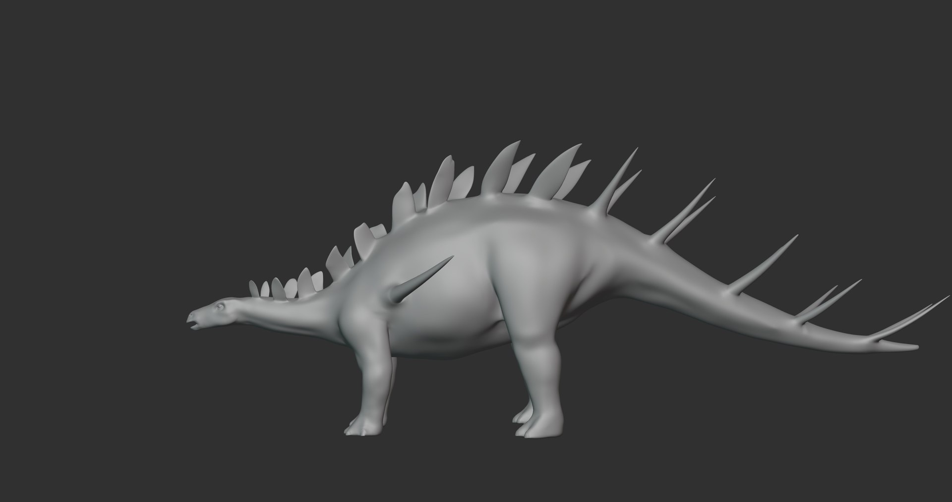 3D Kentrosaurus Basemesh Low Poly - TurboSquid 2107914