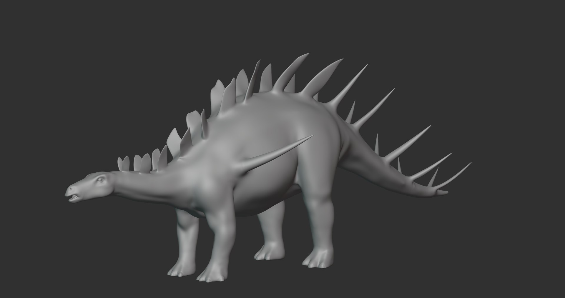 3D Kentrosaurus Basemesh Low Poly - TurboSquid 2107914
