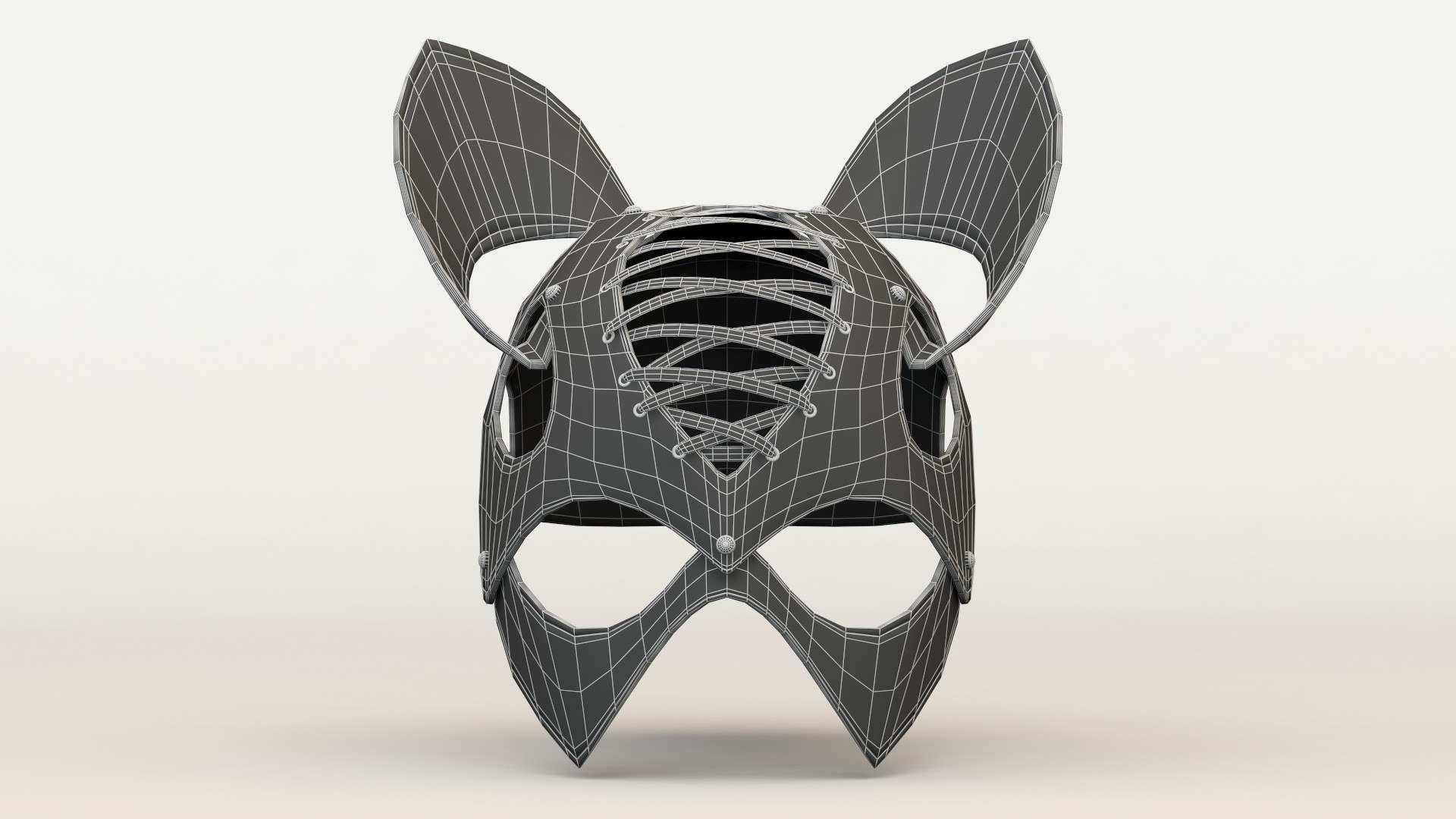3D Cat Mask 02 Model - TurboSquid 1589577