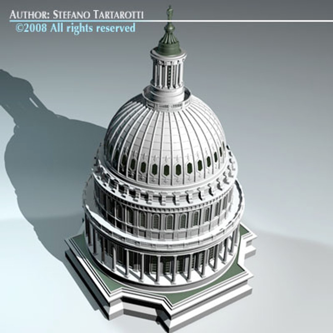 3d Model Capitol Dome