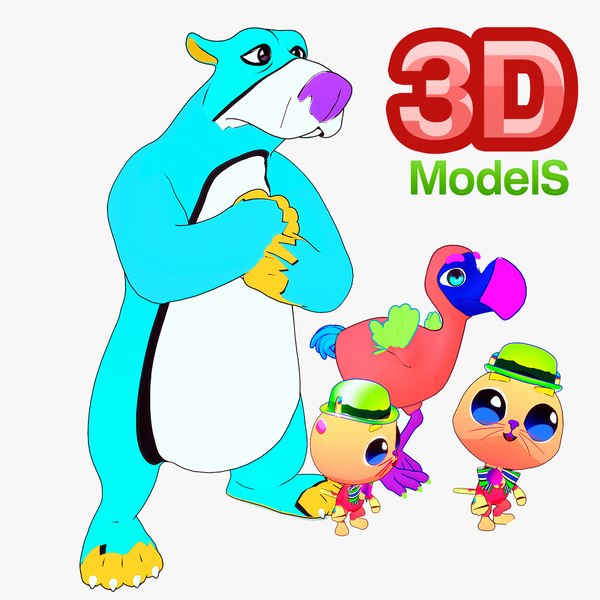 modèle 3D de KIDS CARTOONS 3D - TurboSquid 2094584