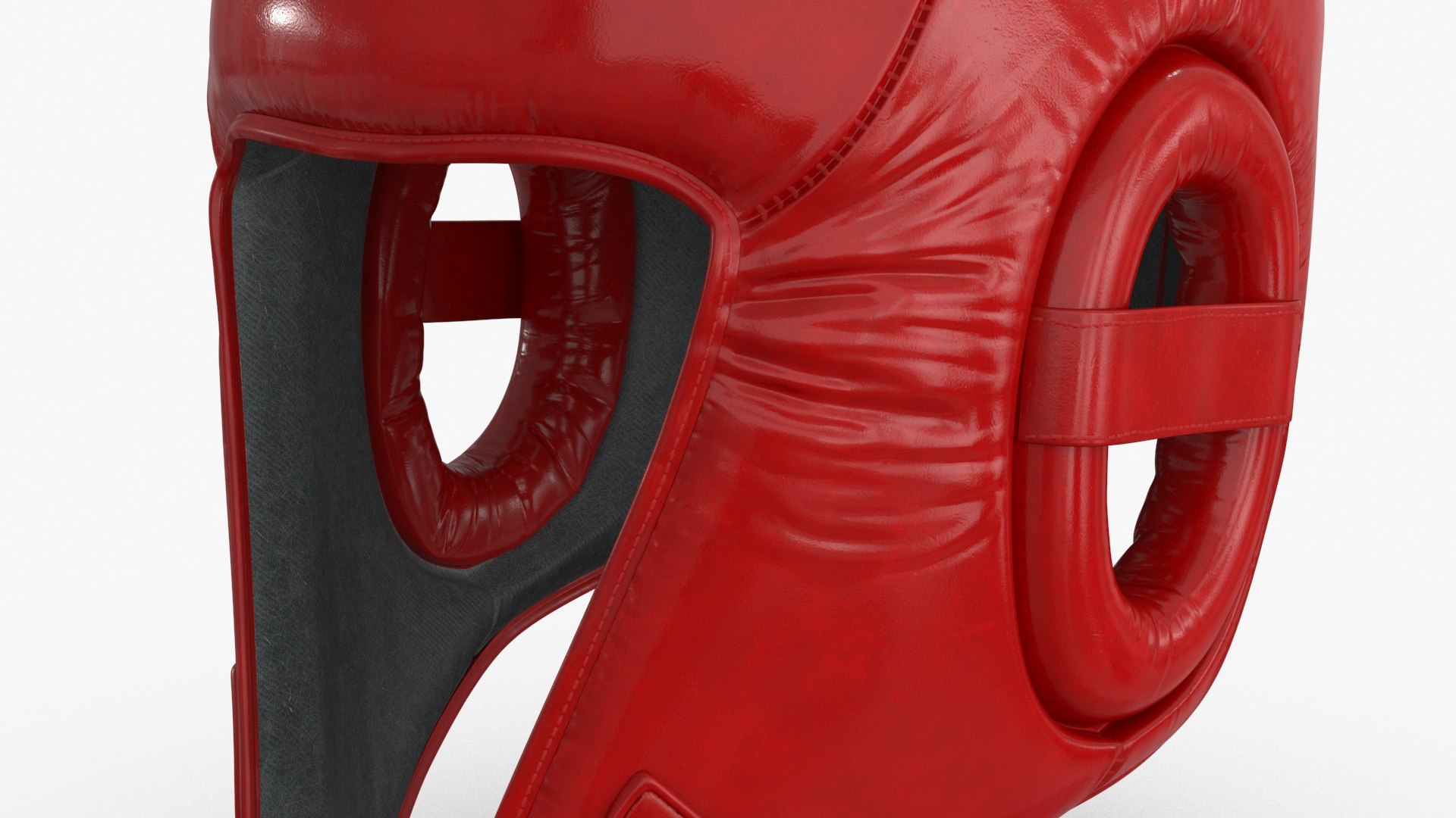 3D Boxing Training Helmet Red model - TurboSquid 1878071